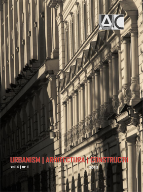 Urbanism. Arhitectură. Construcţii, vol. 4, nr. 1