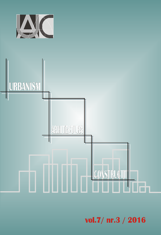 Urbanism. Arhitectură. Construcţii, vol. 7, nr. 3